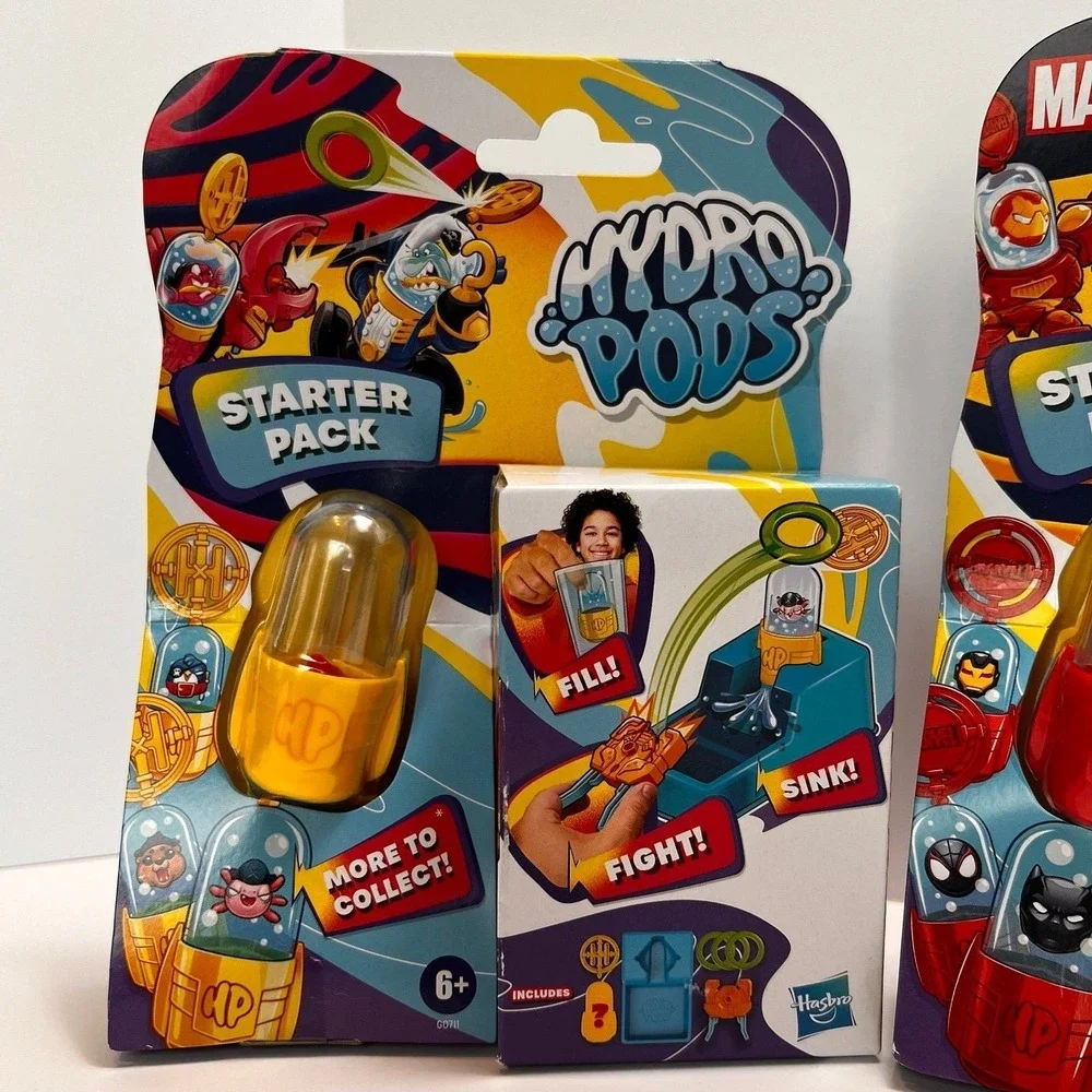 Hasbro | Toys | Hasbro Hydro Pods Starter Pack Kids Os Multi New Marvel ...